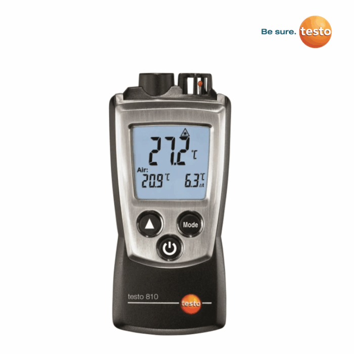 testo 810 เครื่องวัดอุณหภูมิแบบอินฟราเรด - Entech