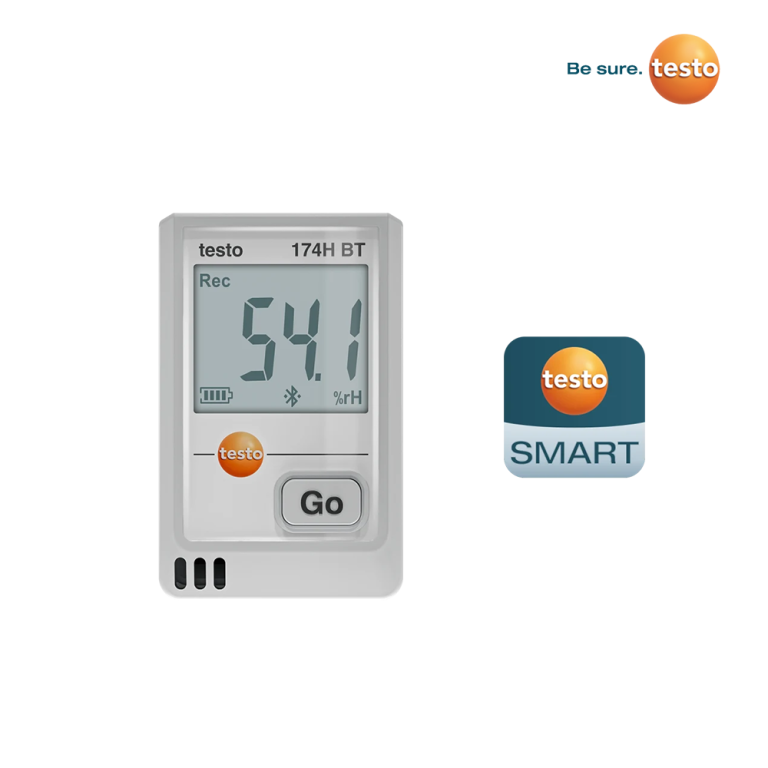testo 174 H BT Bluetooth Temperature and Humidity Meter and Data Logger ...