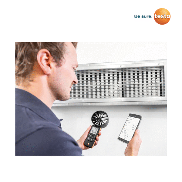 testo 417 เครื่องวัดความเร็วลมแบบใบพัด - Entech