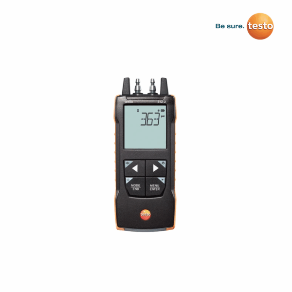 testo 512-2 Differential Pressure Monitor + App Connection - Entech