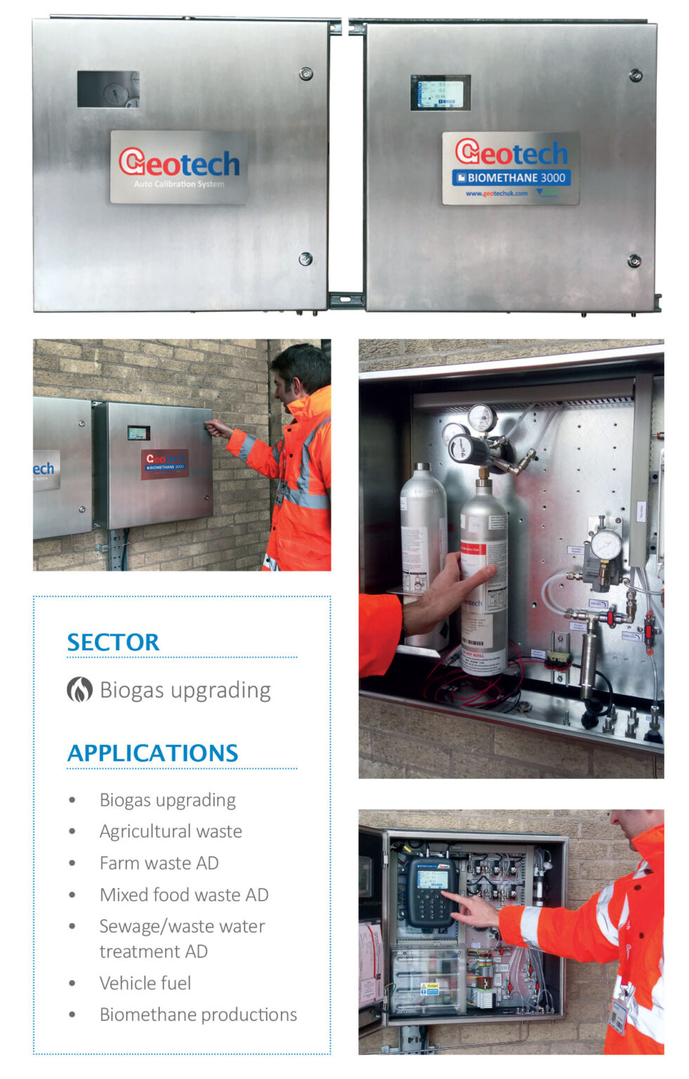 Analizator biogasa, mjeri metan, Biogas 5000 Geotech.