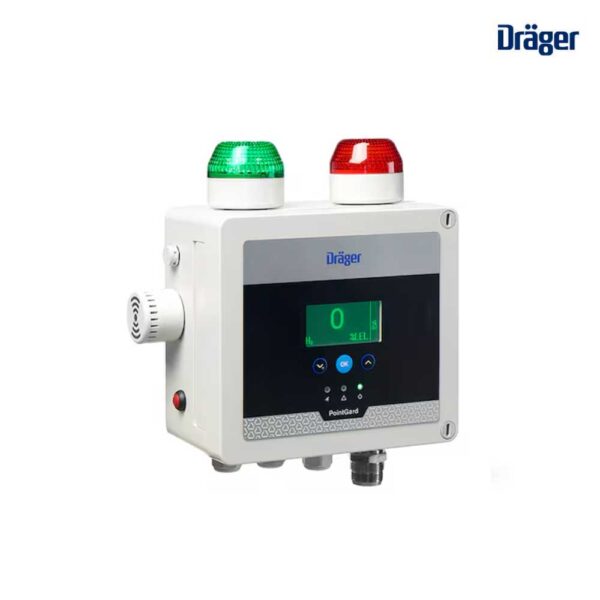 Draeger PointGard 3200 Flammable Gas Detector, Wall-Mounted.